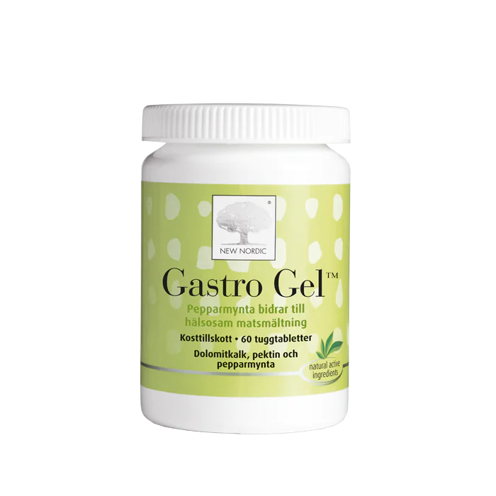 New Nordic Gasto Gel, Digestion - 60 chewable tablets - Scandinavian ...