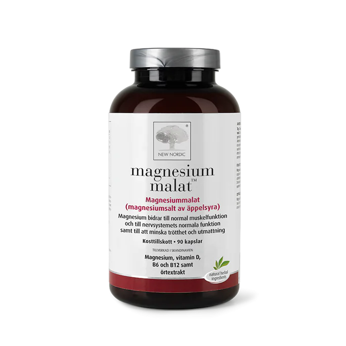New Nordic Magic Magnesium Malate, Magnesium of malic acid - 90 tablets ...