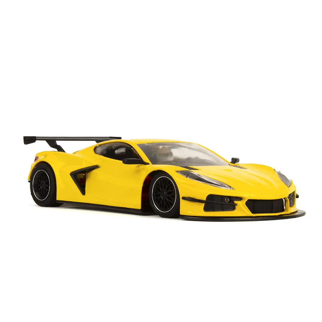 NSR - CORVETTE C8.R TEST CAR YELLOW - SW SHARK 25K - Slotcar4Fun