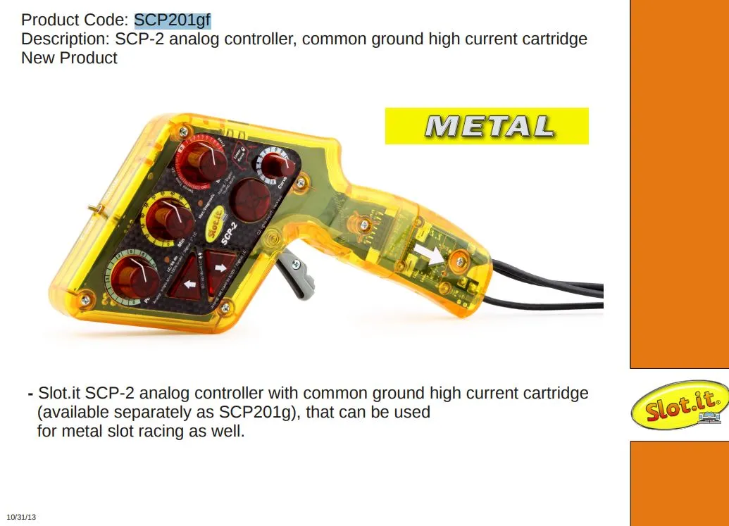 Slot.it - SCP-2 analog controller, common ground high current cartridge ...
