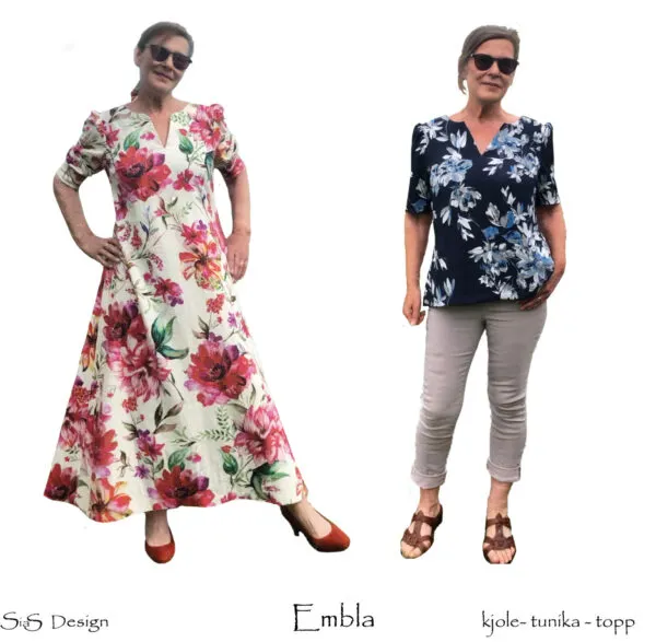 Embla Kjole- Topp - Sias Design - Milla Meter