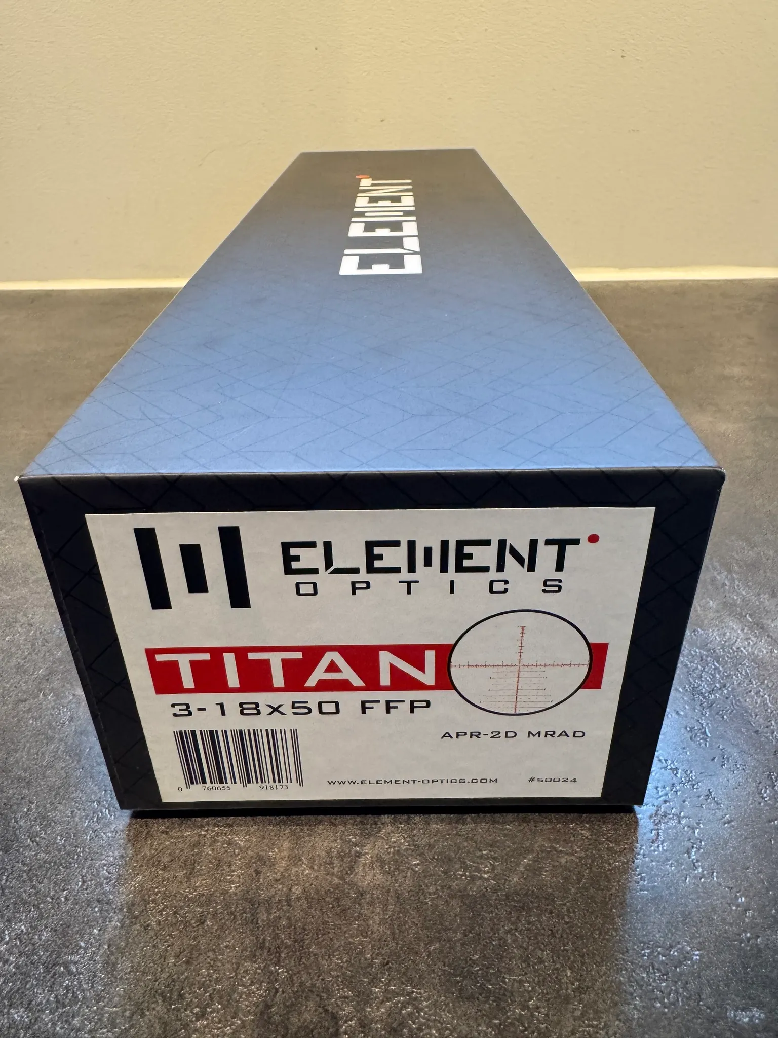 Element Optics Titan 3-18x50 | Premiumsikte 34mm tub ED-glas – Maxpre ...