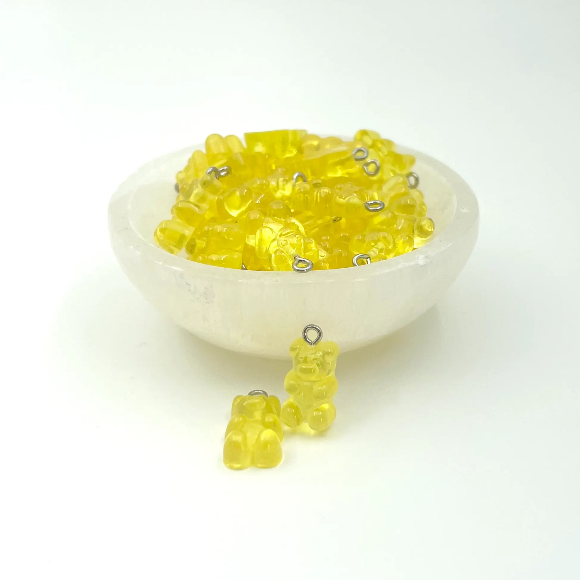 Berlock Gul Gummibjörn - Strawberrycrafts.se