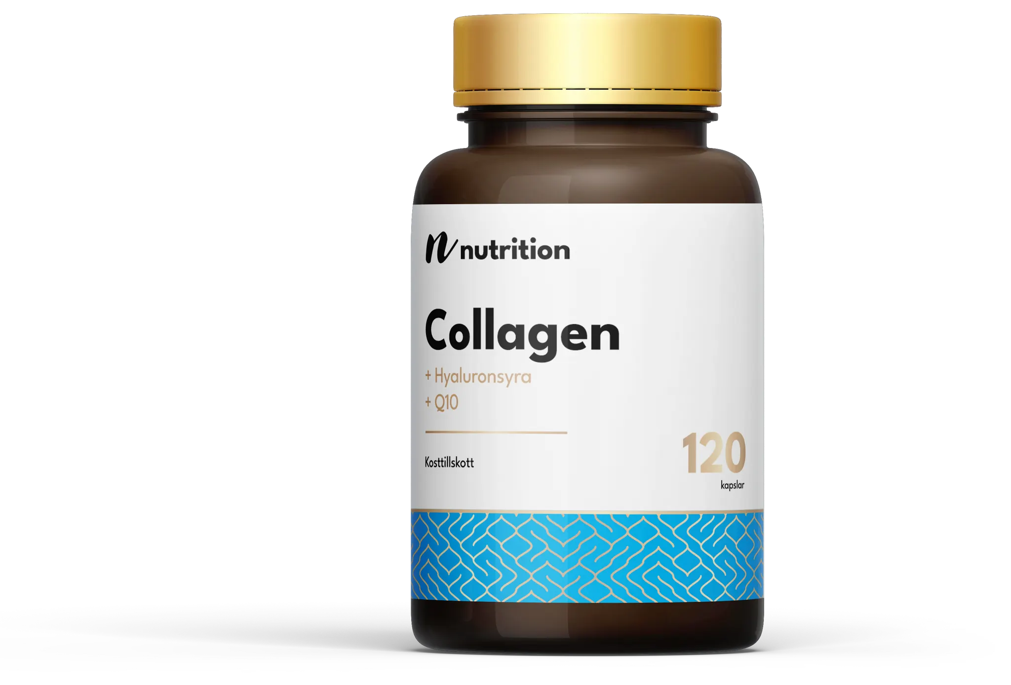 Collagen + Hyaluronsyra + Q10 120 kapslar - Nuts Fabriken