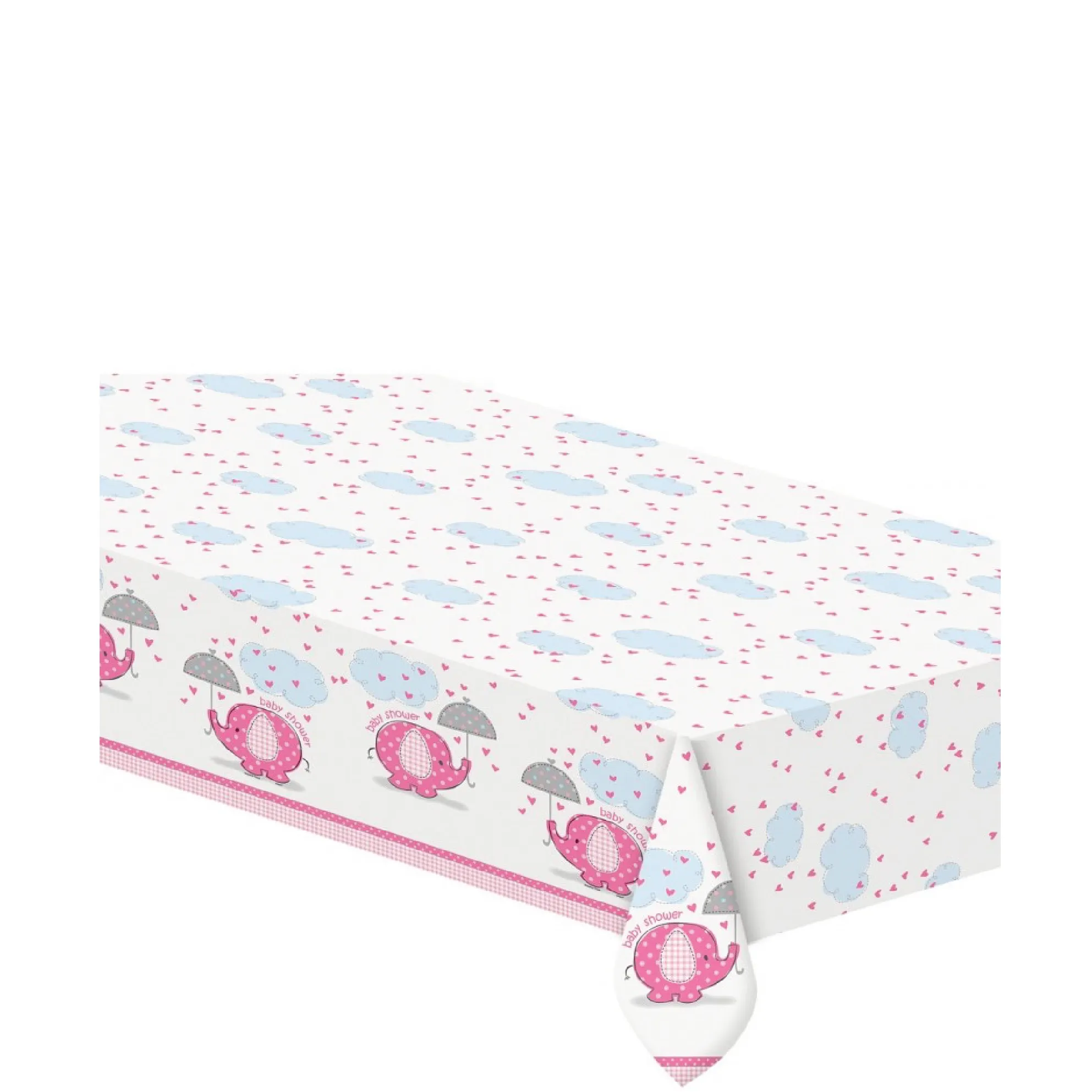 Baby Shower Girl Bordsduk Umbrellaphant - Lager888