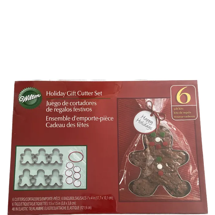 Wilton Holiday Gift Cutter Set, pepparkaksgubbar - Lager888