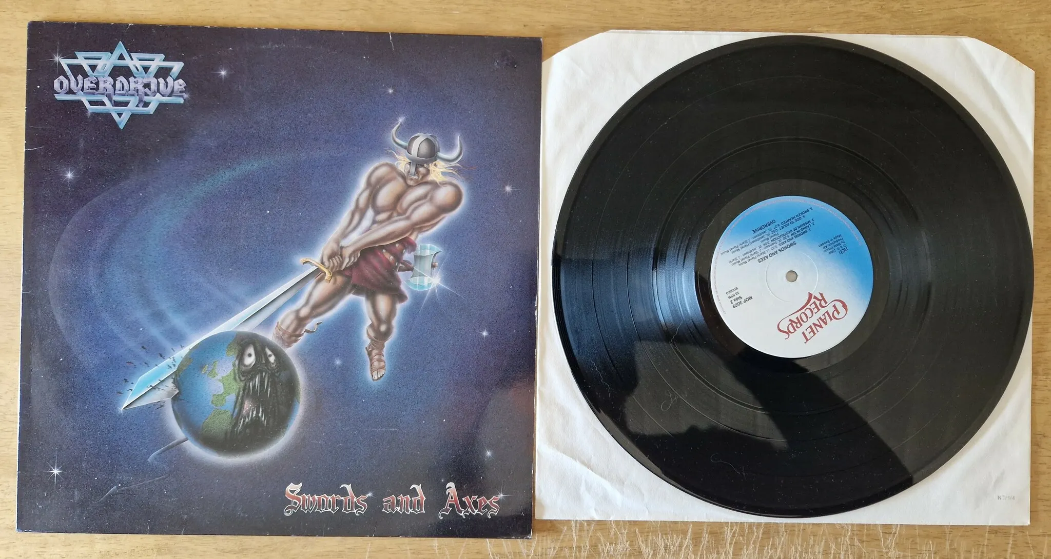 Overdrive, Swords and axes. Vinyl LP - Vinyl Market