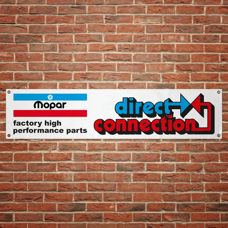 Mopar "Direct Connection" Banderoll - Sea Street Garage