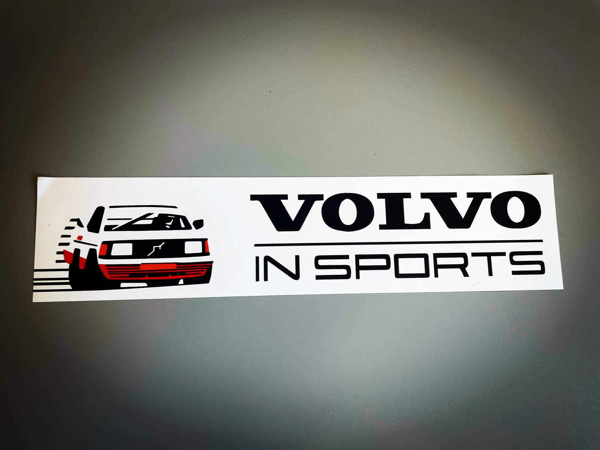 Volvo "In Sports" Dekal - Sea Street Garage