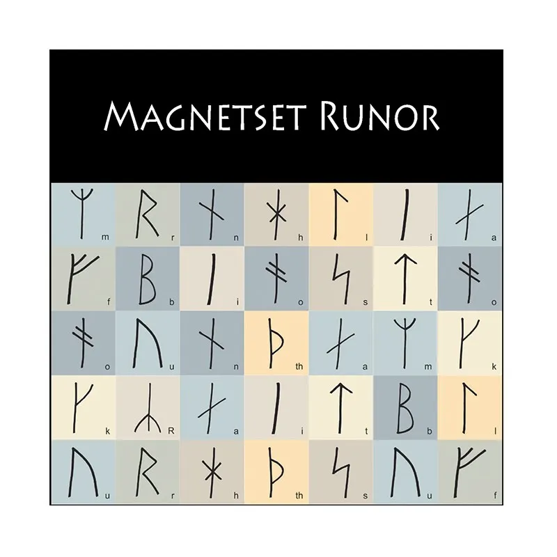 Magnetset Runor - Presenter Med Stil