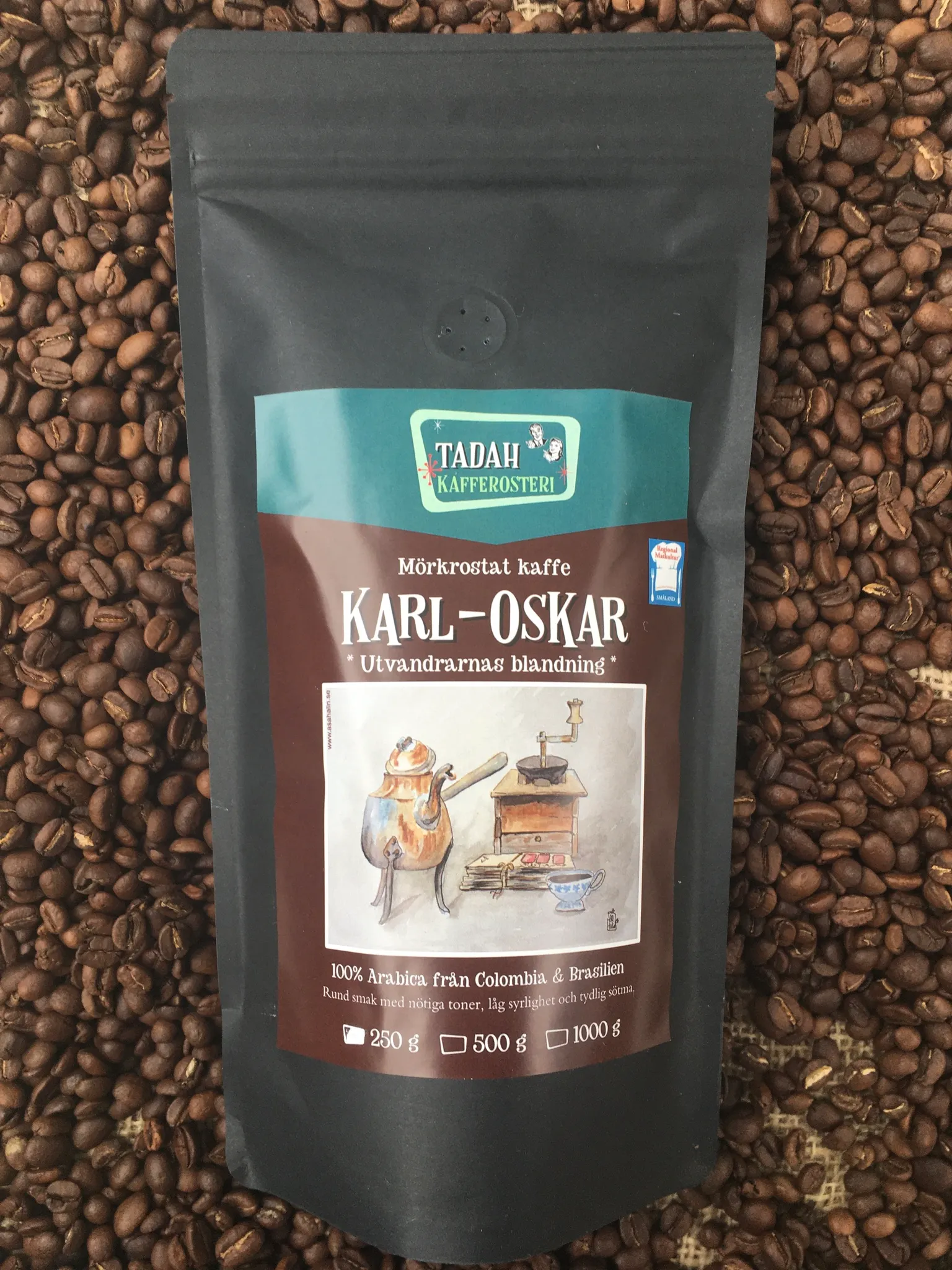 "Karl-Oskar" | kaffeblandning - TADAH - kafferosteri & butik i Småland