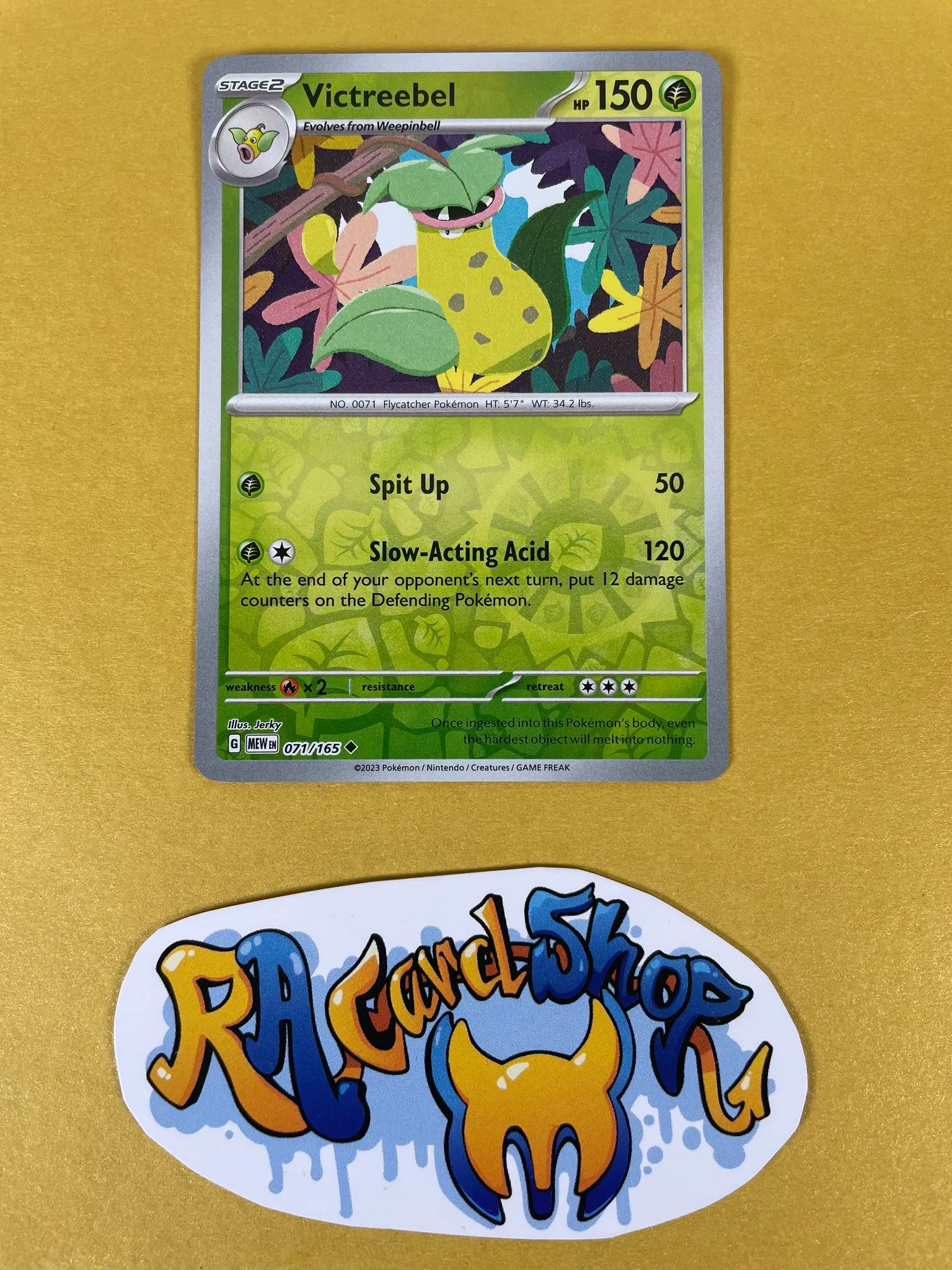 Victreebel Reverse Holo Uncommon 071/165 Pokemon 151 - RA Cardshop