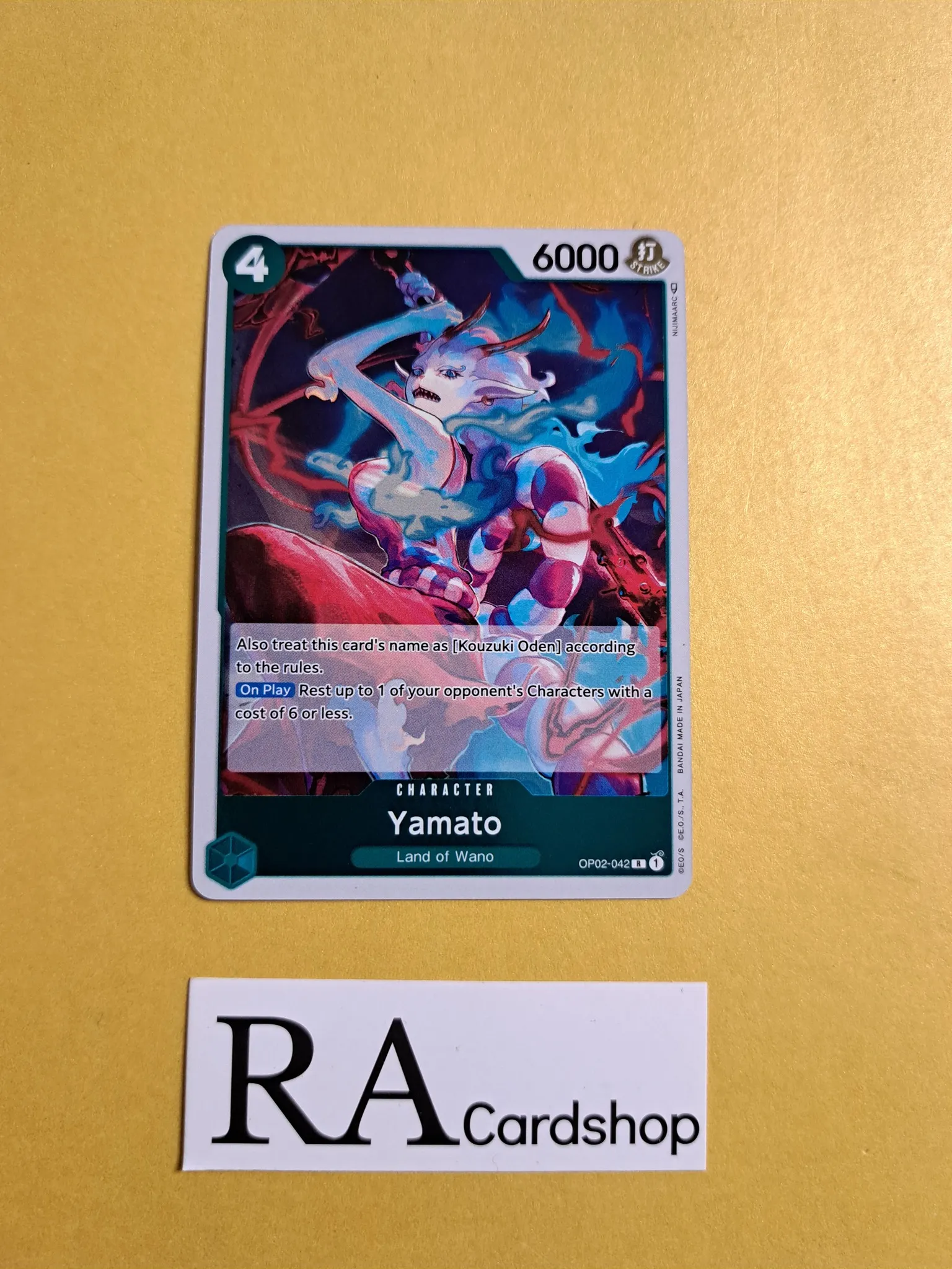 Yamato Rare Foil OP02-042 Paramount War One Piece Card Game - RA Cardshop