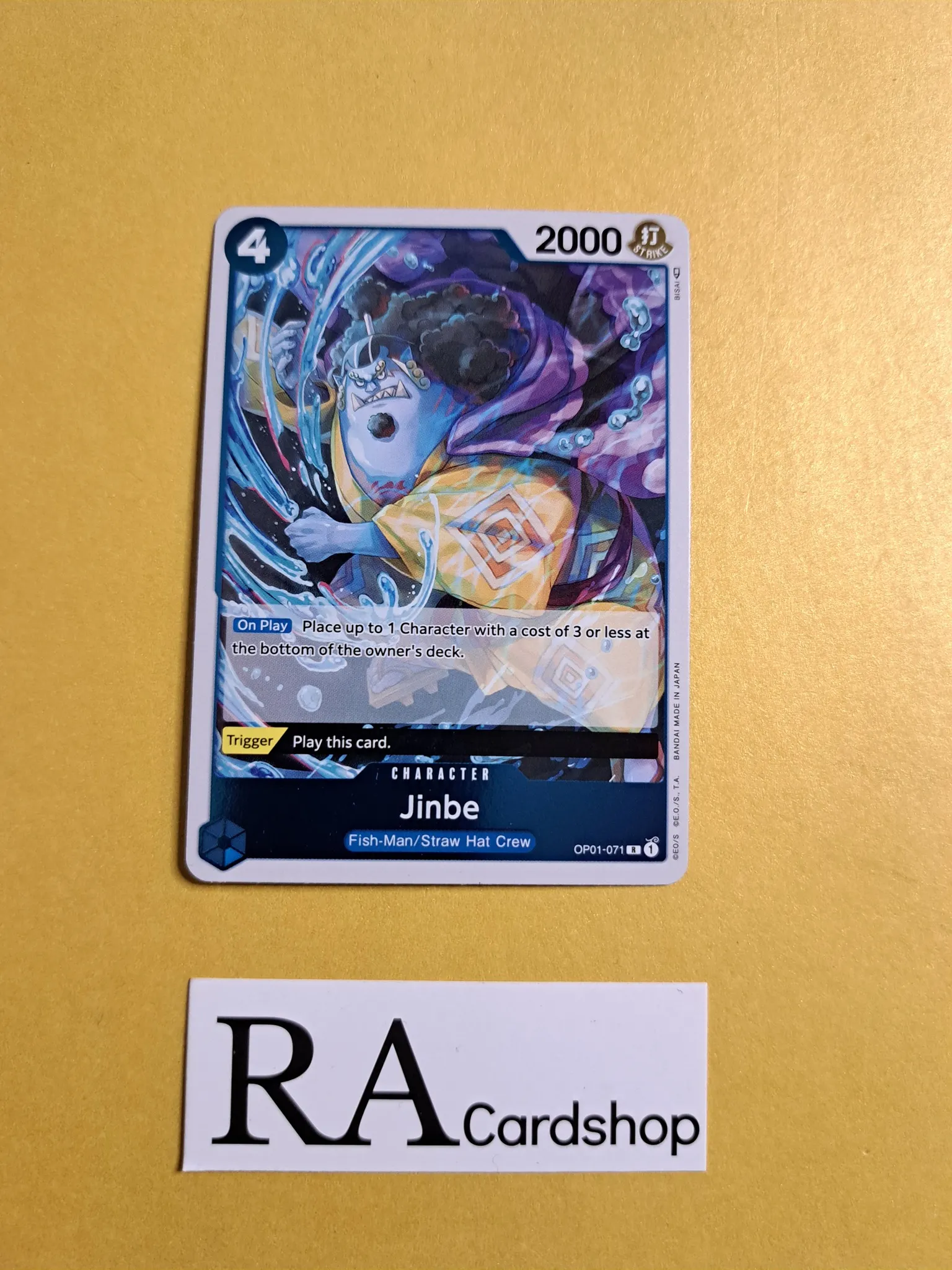 Jinbe Rare OP01-071 Romance Dawn One Piece Card Game - RA Cardshop