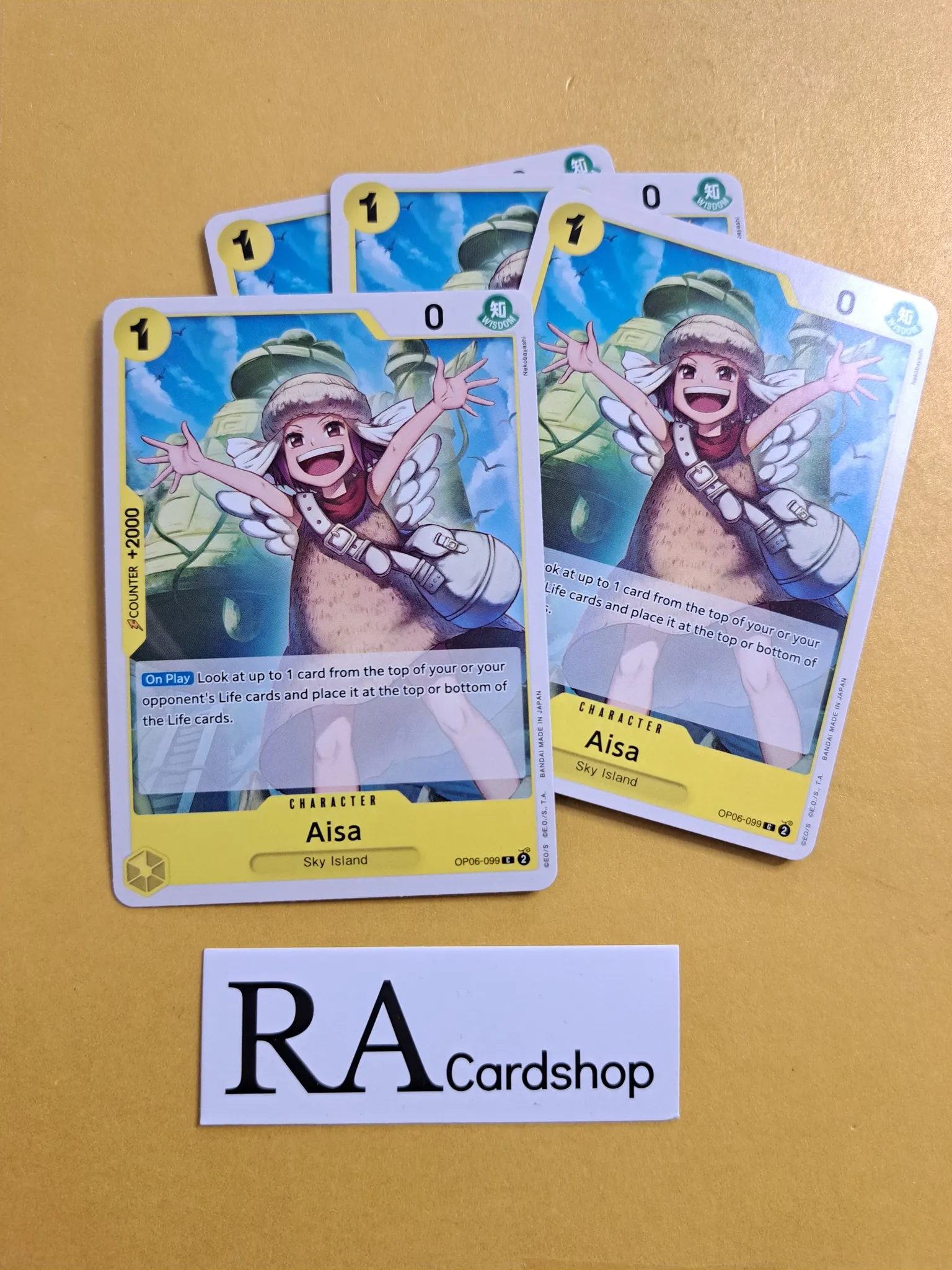 Aisa Common Playset OP06-099 Wings of the Captain OP06 One Piece Card ...