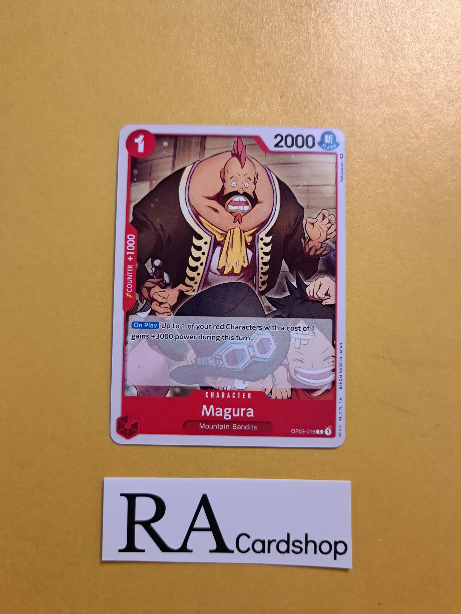 Mogura Common OP02-016 Paramount War One Piece Card Game - RA Cardshop