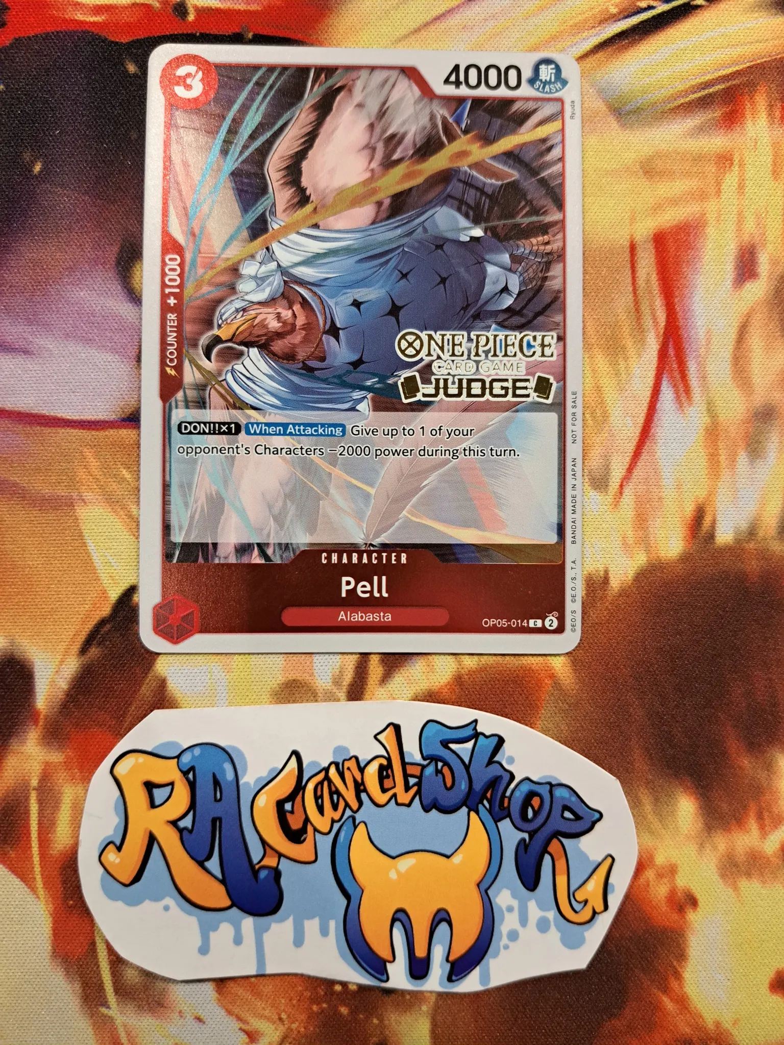 Pell Rare Judge Stamp OP05-014 Awakening of the New Era OP05 One Piece ...