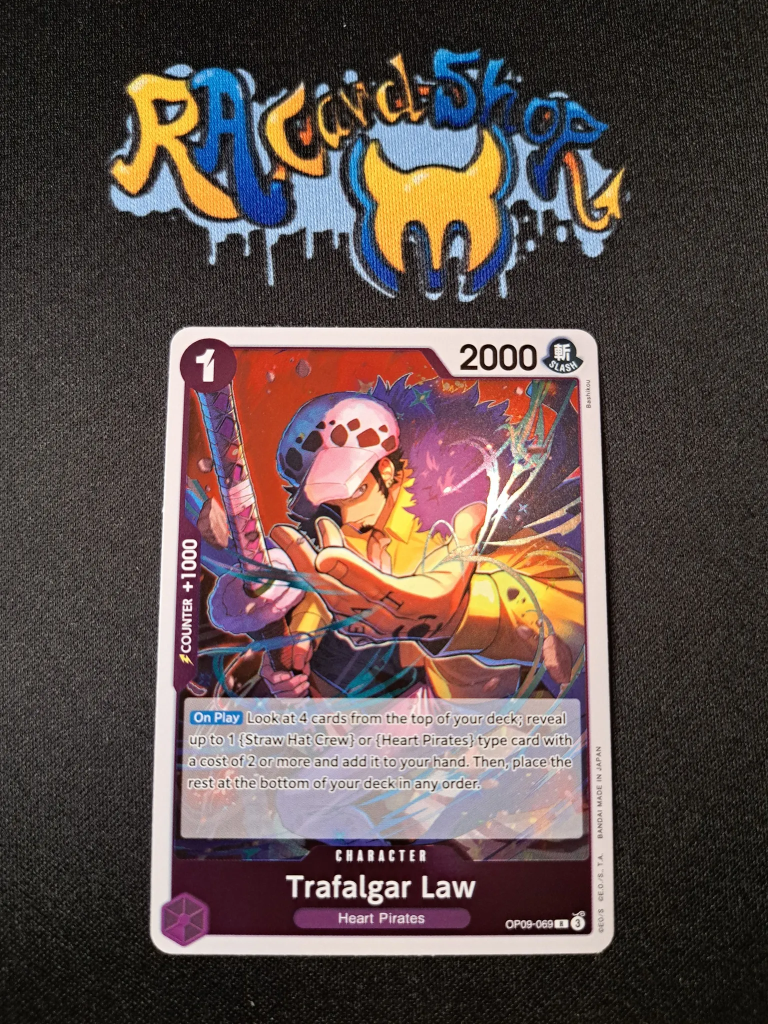Trafalgar Law Rare OP09-069 Emperors in the New World One Piece Card ...