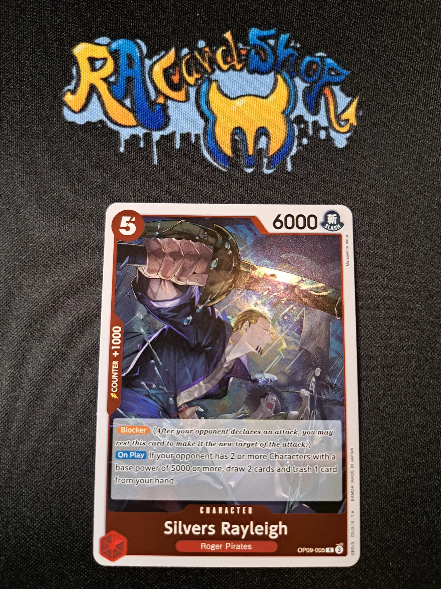 Silvers Rayleigh Rare OP09-005 Emperors in the New World One Piece Card ...