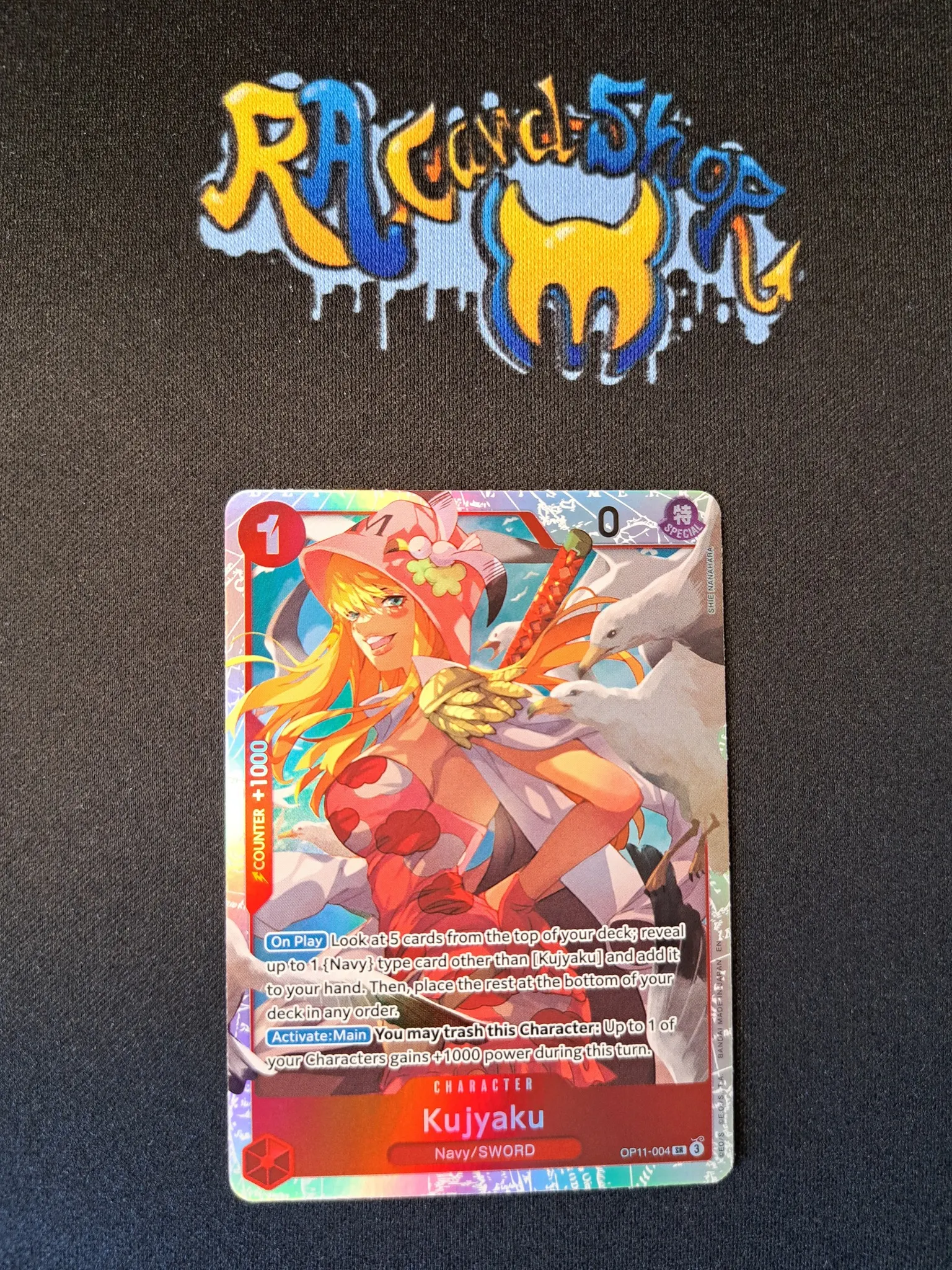 Kujyaku Super Rare OP11-004 A Fist of Divine Speed One Piece Card Game ...