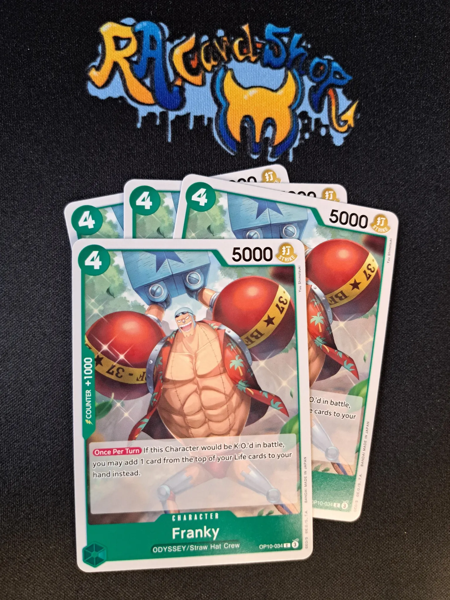 Franky Common Playset OP10-034 Royal Blood One Piece Card Game TCG CCG ...