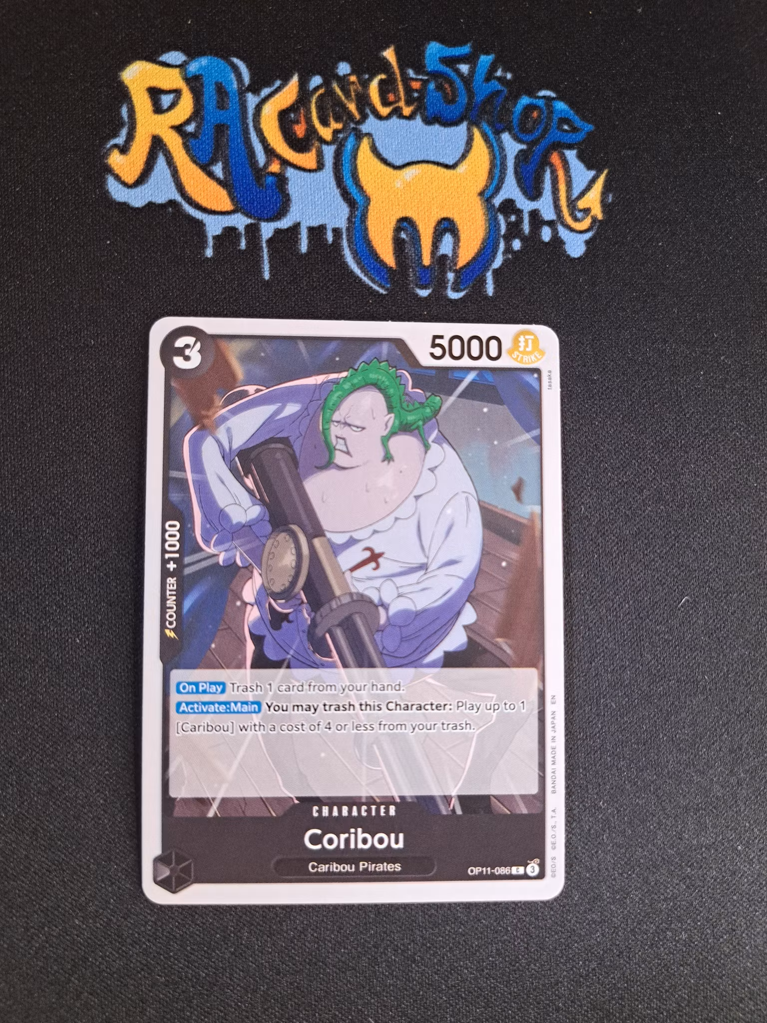 Coribou Common OP11-086 A Fist of Divine Speed One Piece Card Game - RA Cardshop
