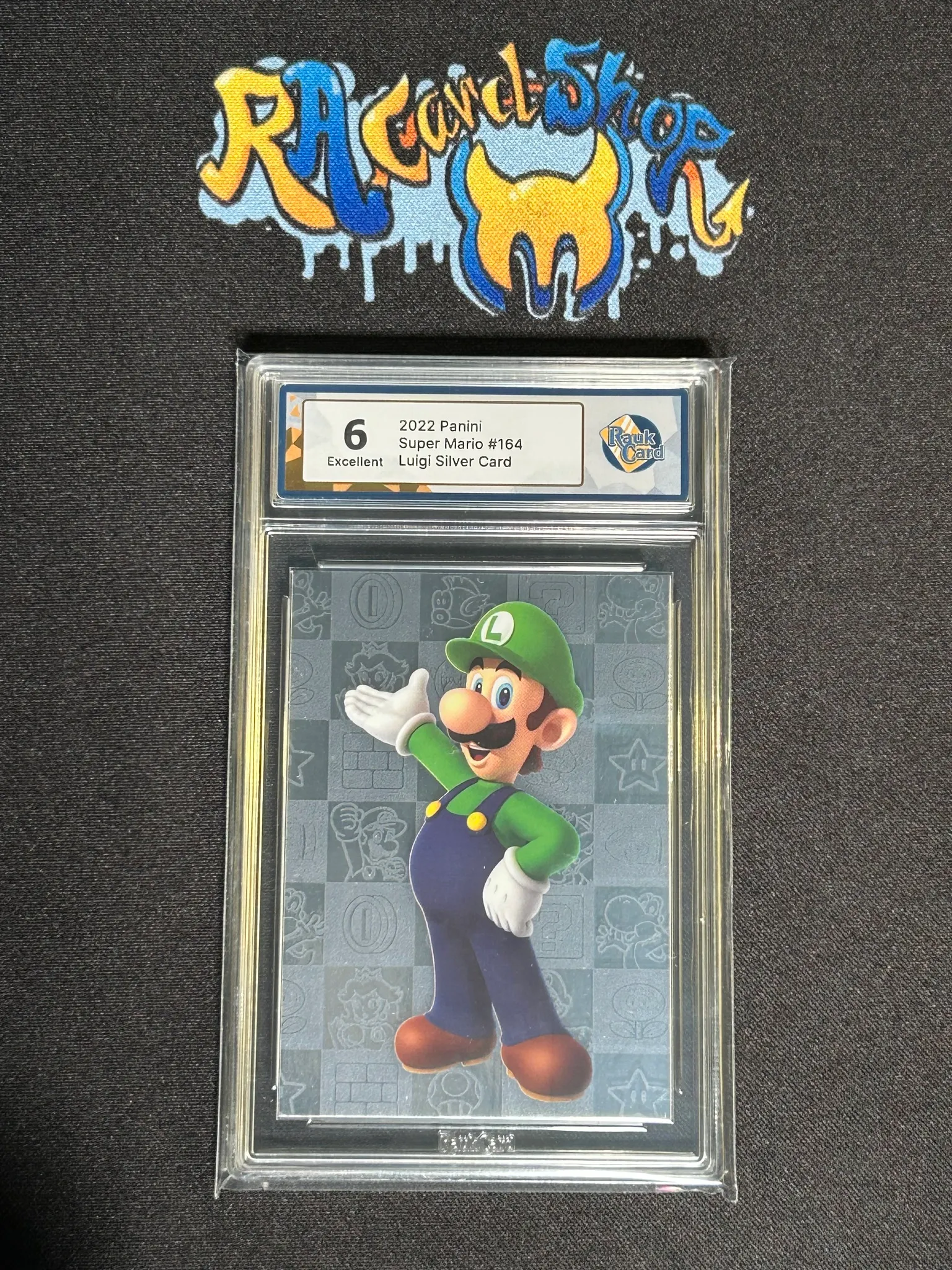 Luigi Silver Card 164 Super Mario Graded Card 6 Rauk Card - RA Cardshop