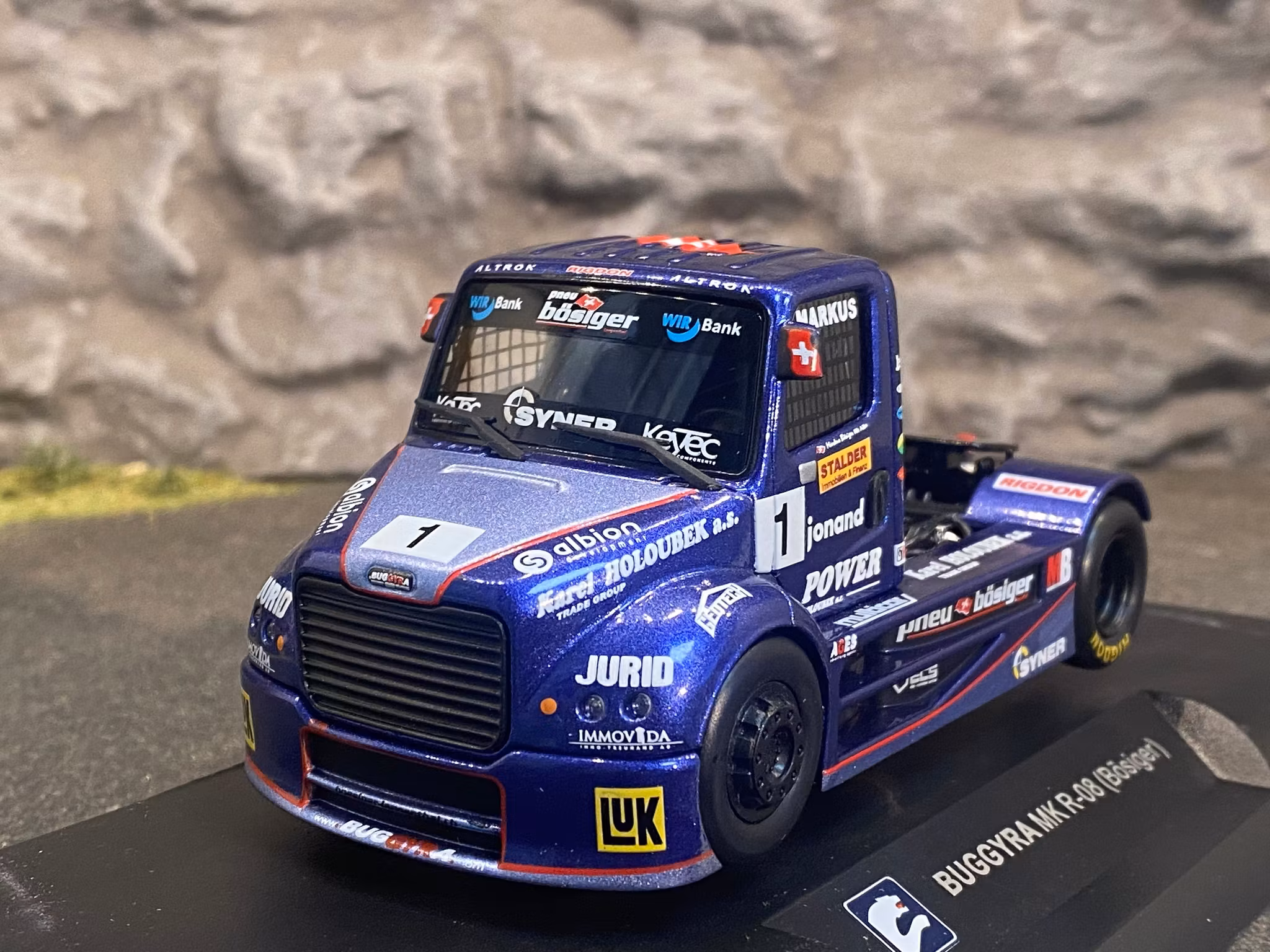 Skala 1/43 Buggyra MK R-08 #1 MARKUS BÖSINGER, Racing Truck fr Abrex ...