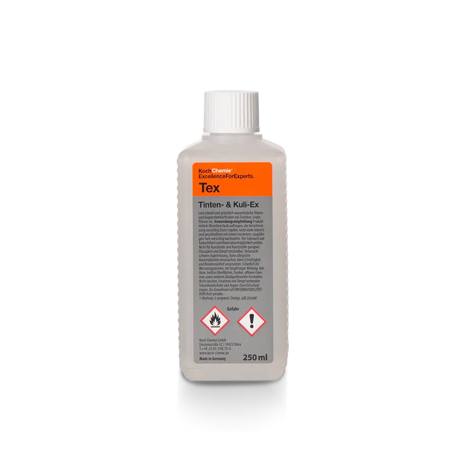 Tusch & bläckborttagning Tex Ink & Ballpoint Remover, 250 ml - Koch ...