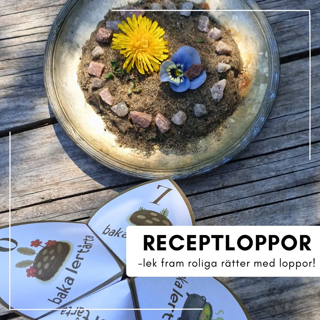 Naturköket - loppor - Pysselmorgon - pyssla enkelt med barnen!