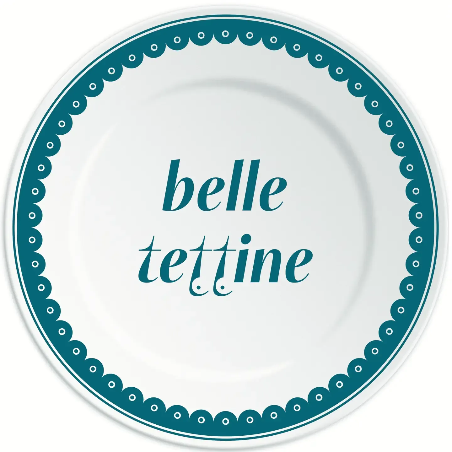 Porselensfat fra Italia, belle tettine Ø16cm - Bellissima
