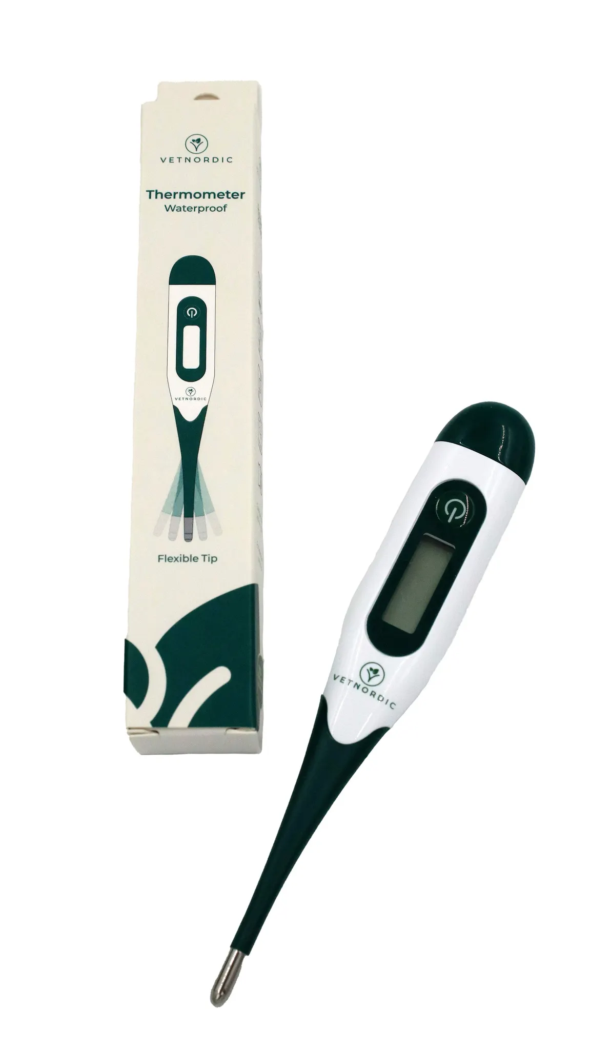 Vetnordic Digital Termometer med flexibel tupp, vanntett, 10 sekunder ...