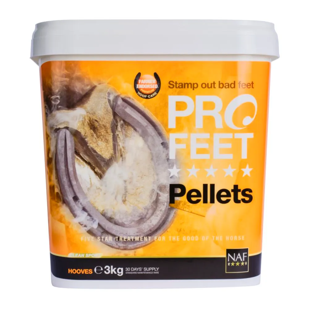 NAF Pro Feet - Hovtillskott pellets 3kg - Ekeberga Gård