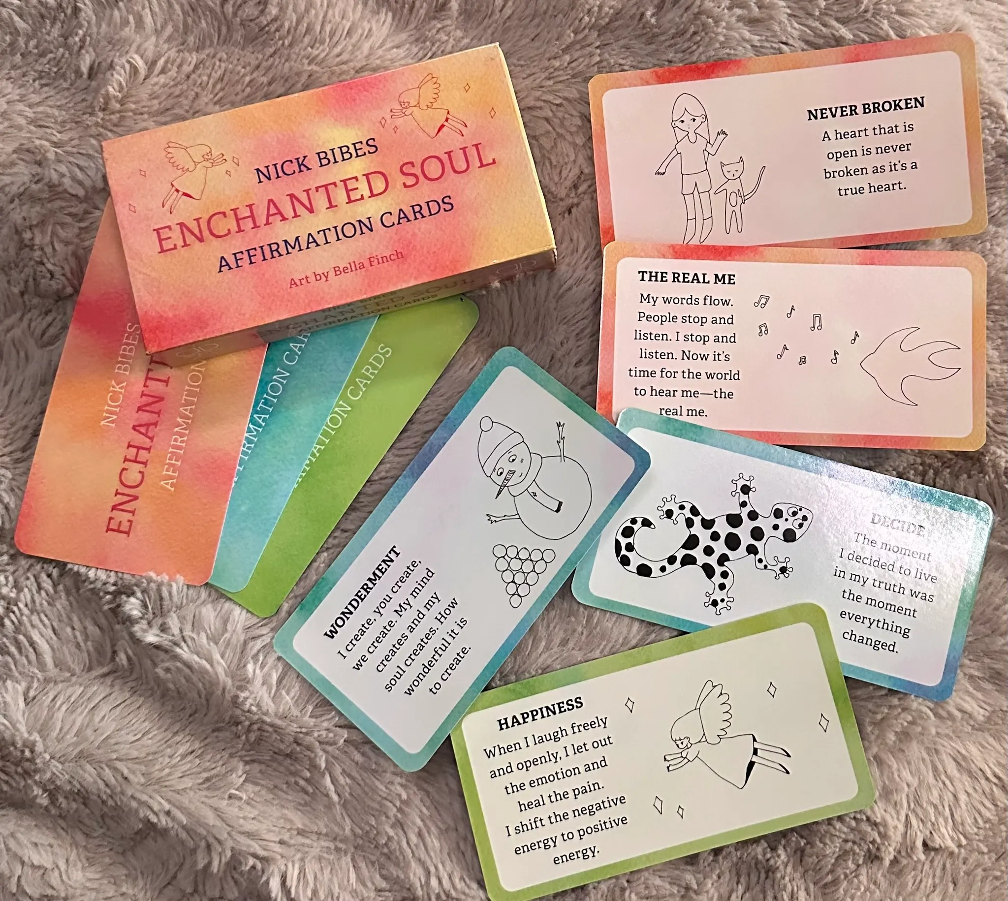 Enchanted Soul Affirmations Cards Visex 50% - Jemi Kristaller