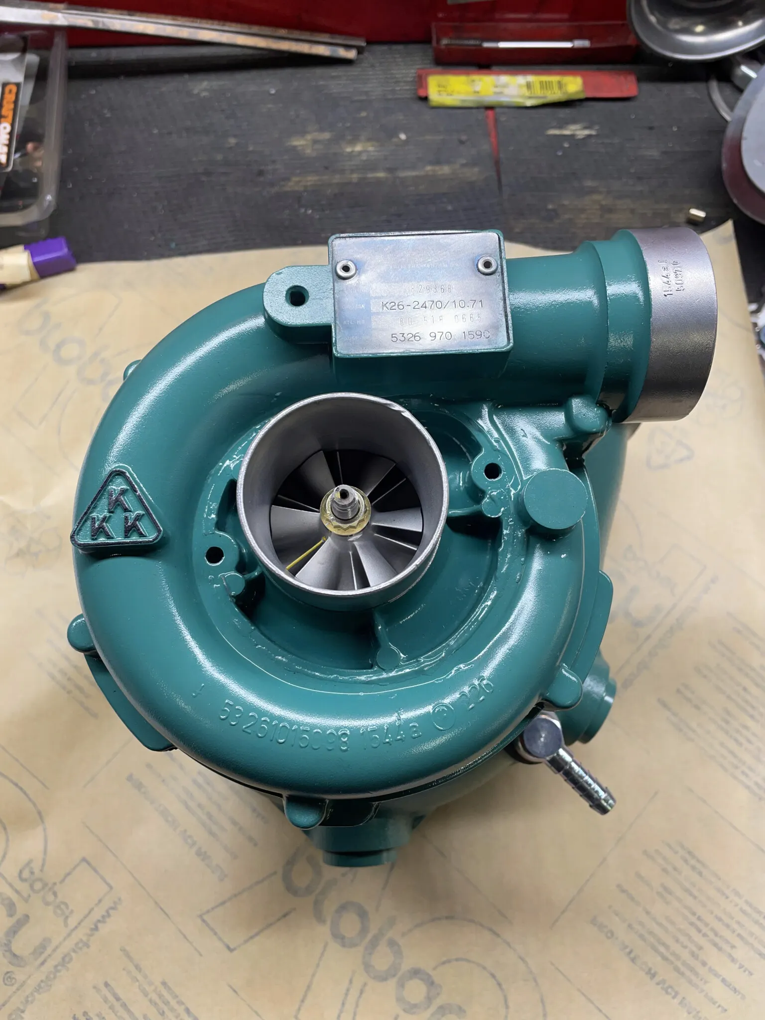 Turbo Volvo Penta TMD40 / AQD40 utbytesturbo uppgradering - Nytt ...