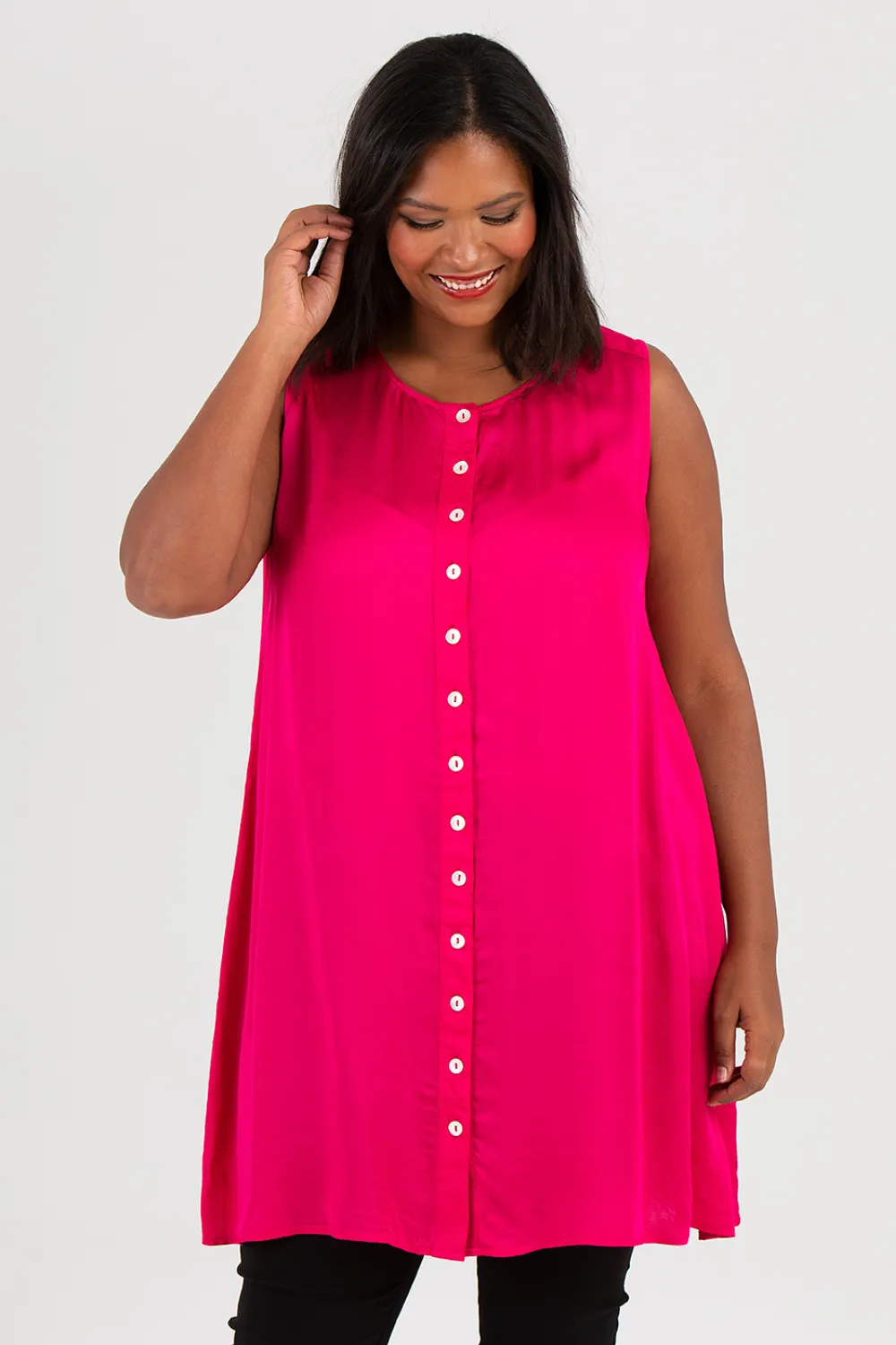 Ilse dress cerise • Plus sizes • AliceDot. - Women's Clothing Plus ...