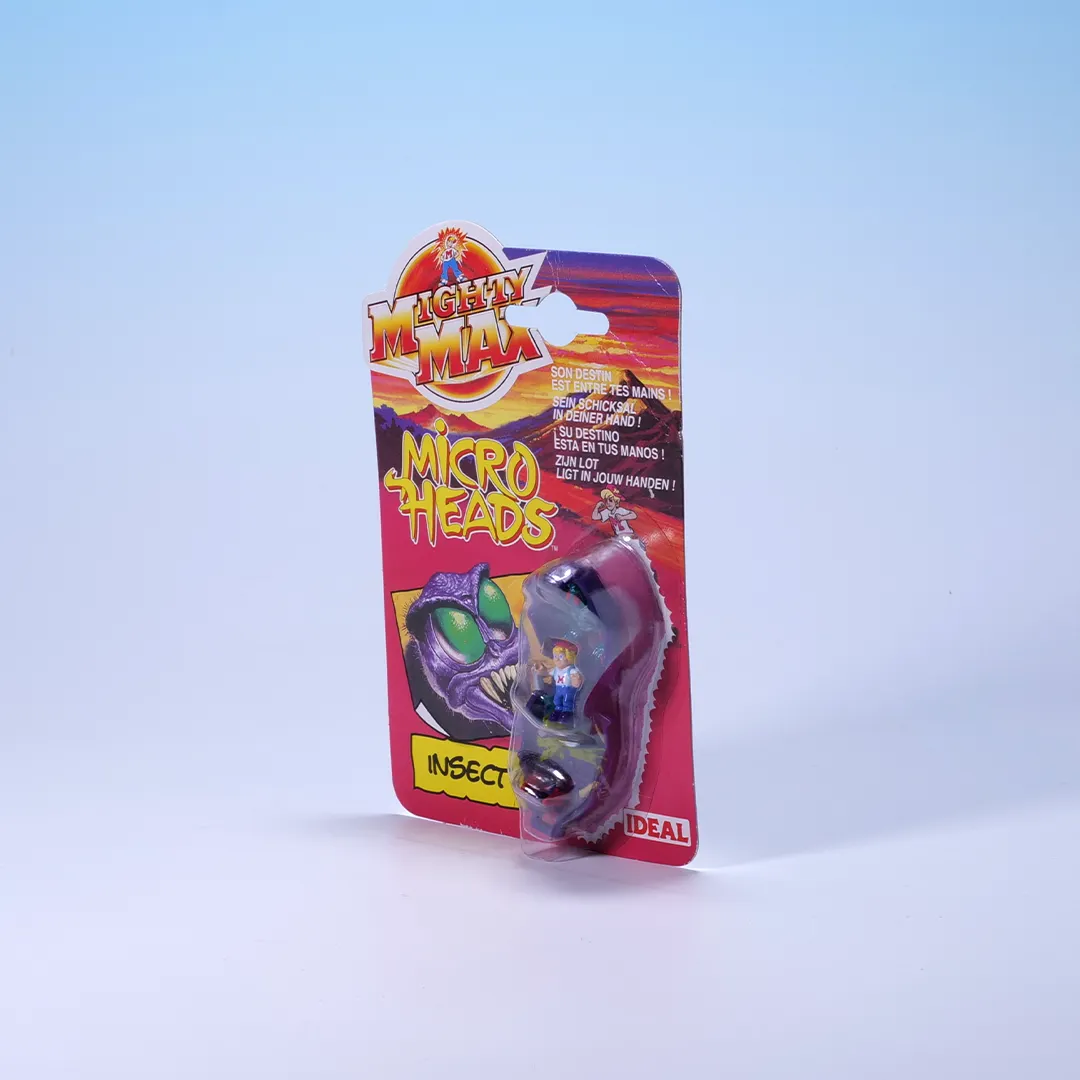 Mighty Max Micro Heads/Shrunken Heads Insect/Insectoid - Ideal/Blue ...