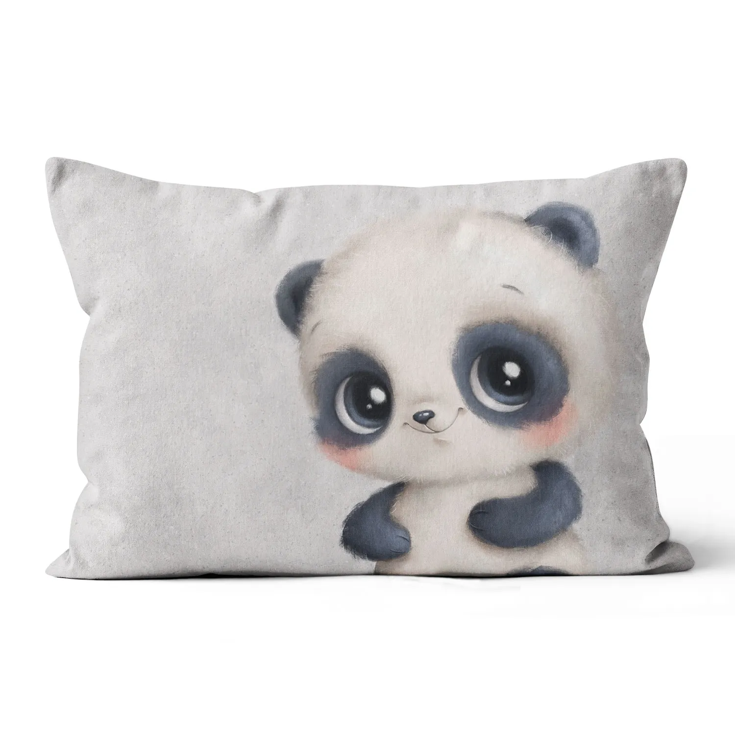 Bomullsväv Liten panda grå (60 x 40 cm) - Happy Hobby – Köp tyger ...