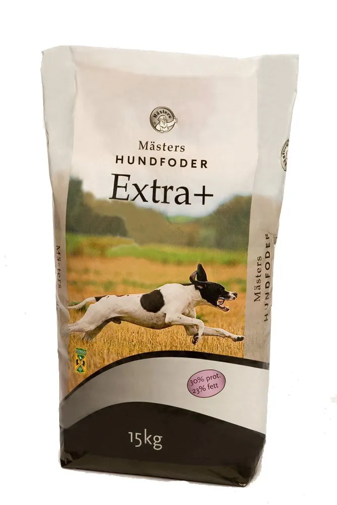 FODER MÄSTERS EXTRA + 15KG - Swedenpets.se - Hundfoder, hälsoprodukter ...