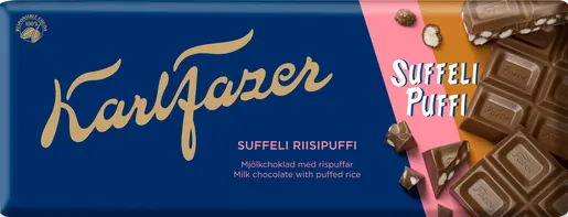 Karl Fazer - Suffeli rispuff chokladkaka 185g - Finska Butiken Webbutik