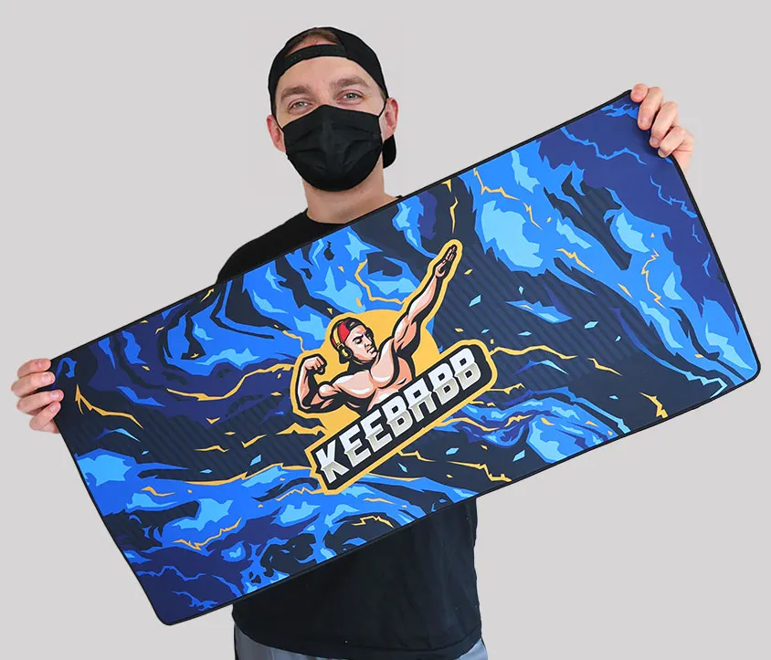 Keebabb Gaming Musmatta inklusive medskickad autograf - Keebabb