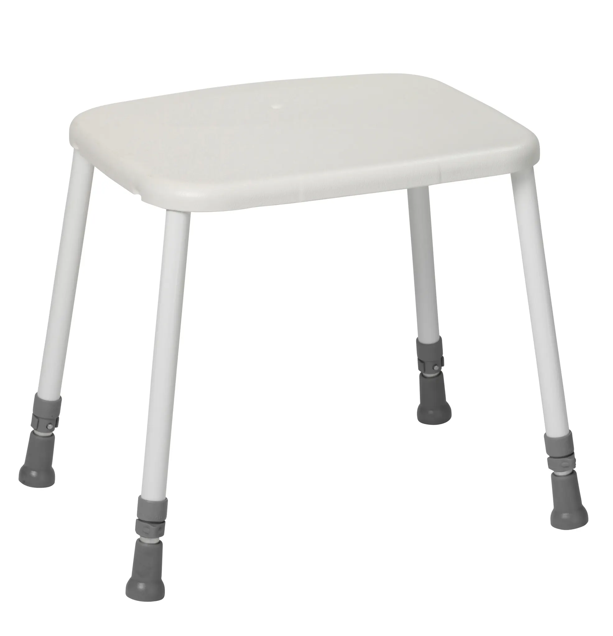 Duschhocker XXL "HEAVY" Standardsitz hochwertige Gummifüsse (1-1110-T ...