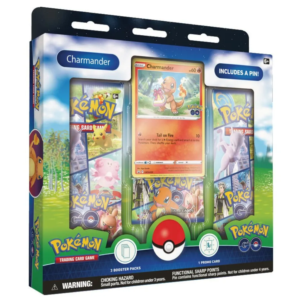 Pokemon Sword & Shield 10.5: Pokémon GO Pin Collection Charmander ...
