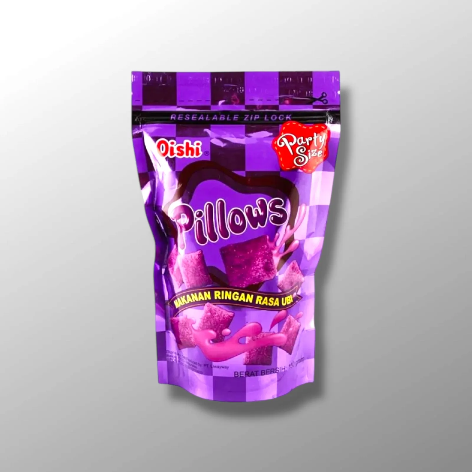 Oishi - Pillows Ube - Filled Cracker 150g - Suki Market