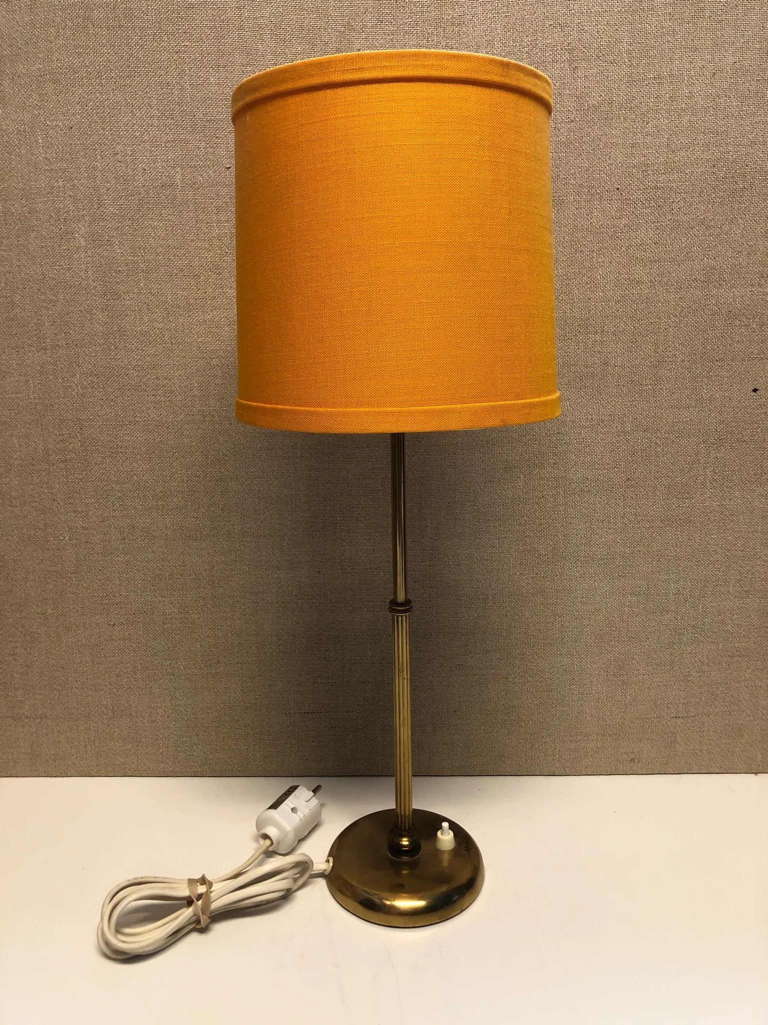 HARALD NOTINI. Bordslampa, mässing, modell 15683, Arvid Böhlmarks ...