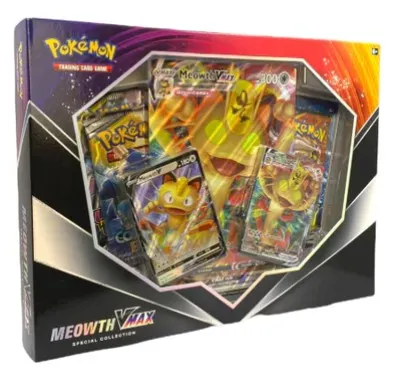 Pokemon - Meowth VMax Special Collection (SKIP THE LINE) - Pokevibes.no