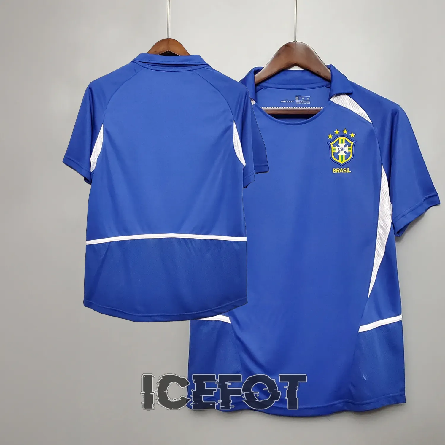 Brazil Retro Borta Tröja 2002 - Icefot