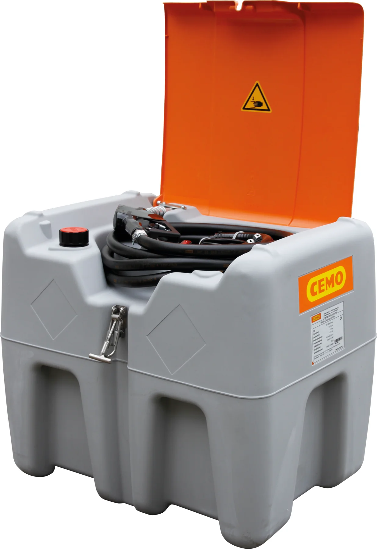 CEMO Dieseltank 210 Liter 12 volts pump - med lock, 10983 - Nolbox AB ...