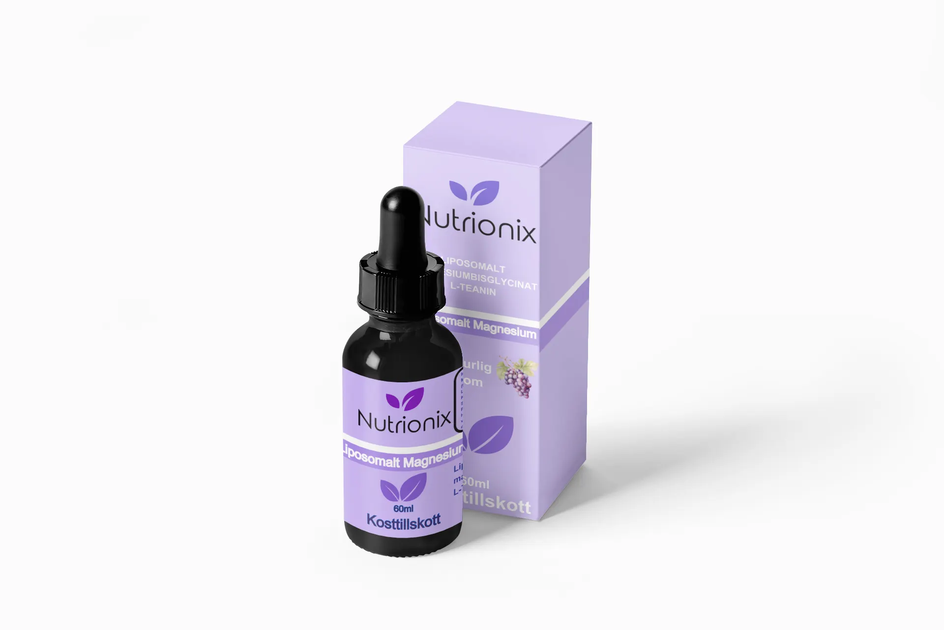 Liposomalt Magnesiumbisglycinat - Nutrionix AB