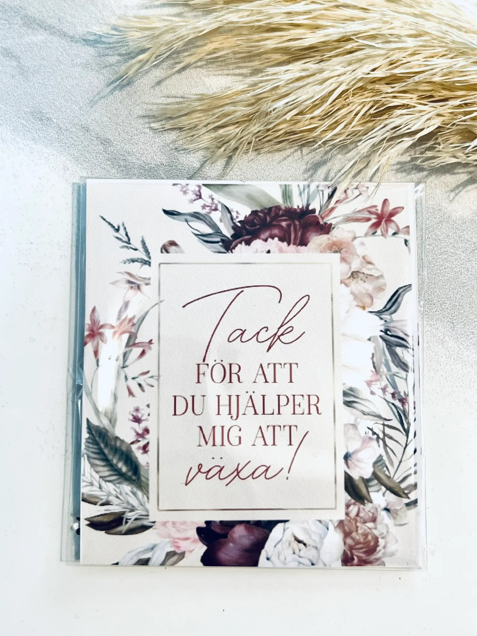 Fröpåse + litet kort - Tack för att du hjälper mig att växa! - Twig & Dot